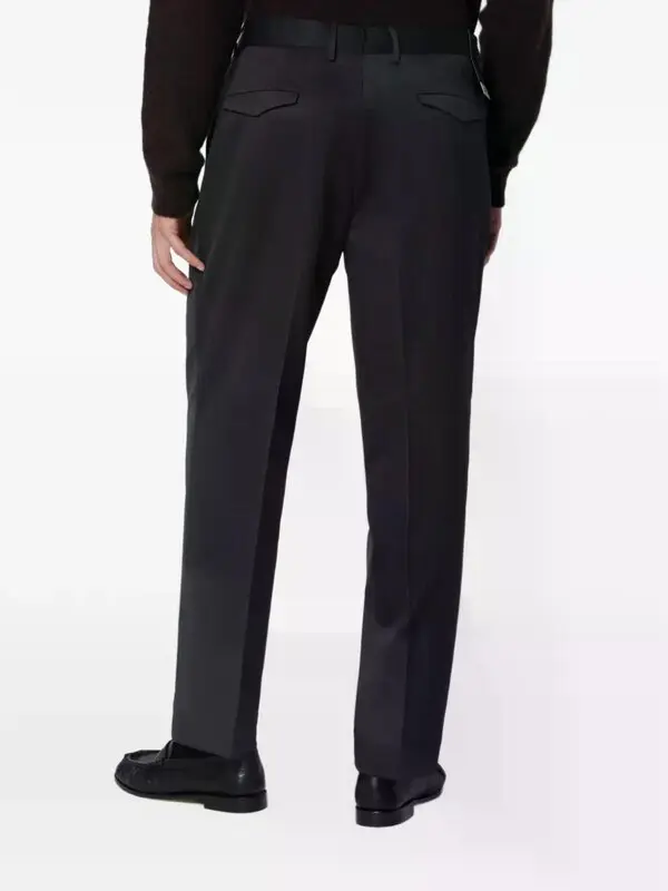 SANTANIELLO Pressed-crease Straight-leg Trousers