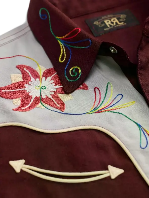 Ralph Lauren Floral-embroidered Shirt