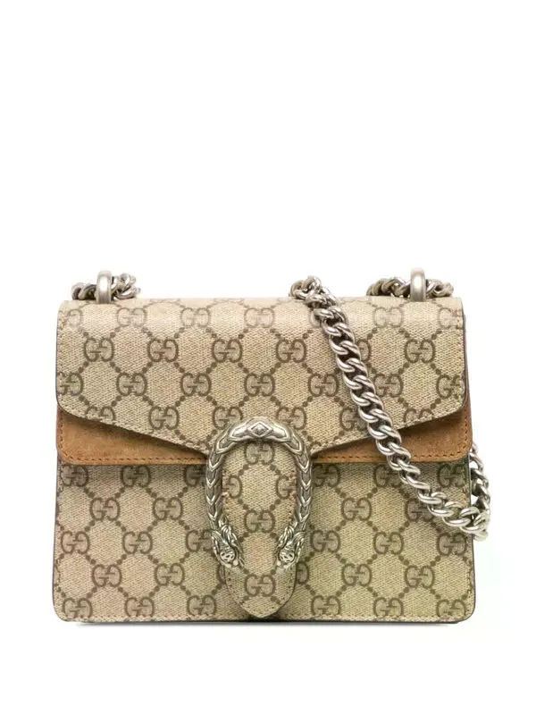 Gucci 2016-2026 Small Gg Supreme Dionysus Crossbody Bag - Neutrals