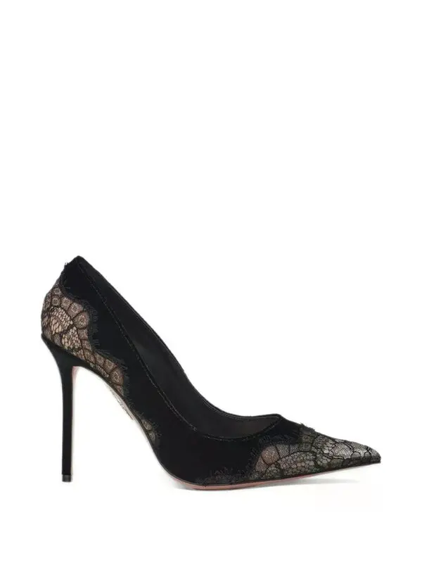 AQUAZZURA Velvet Meadow Pumps 105