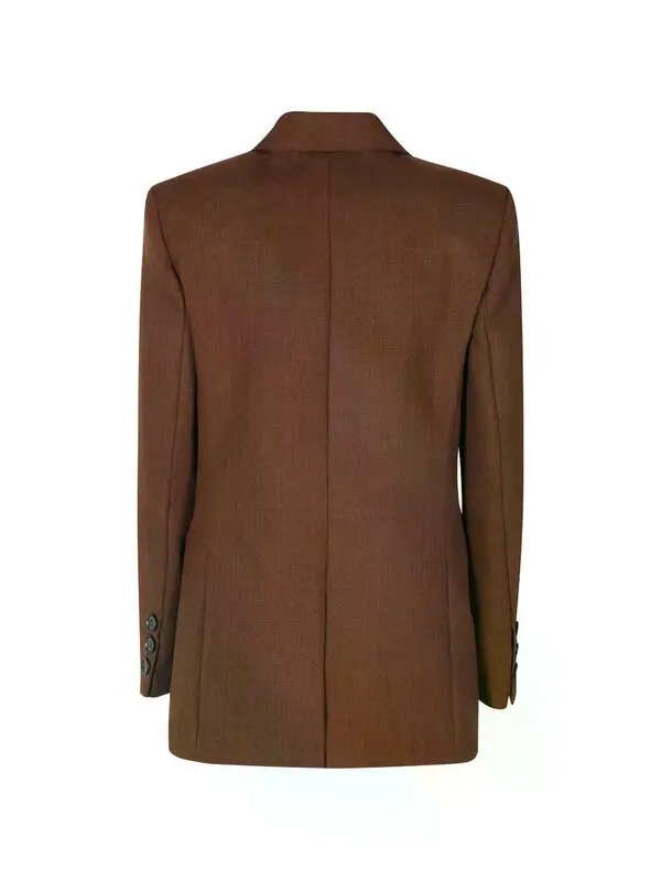 Elisabetta Franchi Wool Jacket - Brown