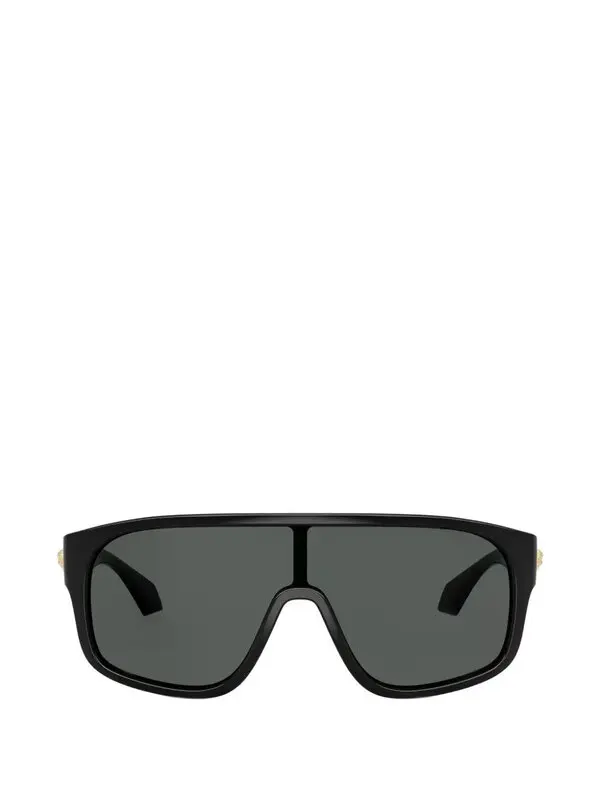 Versace Medusa Rectangular-frame Sunglasses - Black