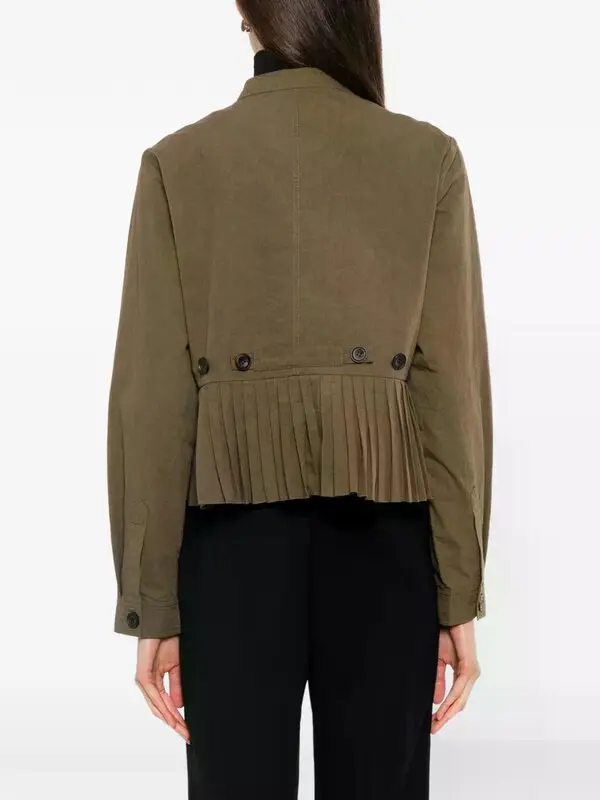 COTEMP Pleated-hem Cropped Jacket