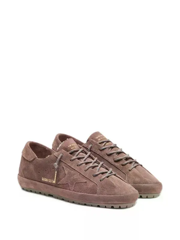GOLDEN GOOSE Super Star Suede-upper Star-heel And Foxing-shearling Lininig