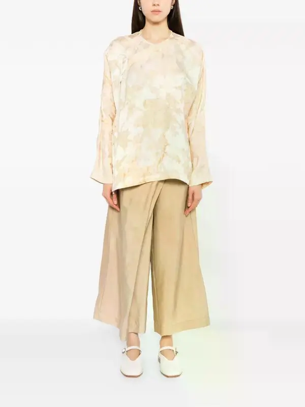 UMA WANG Wrap-front Wide-leg Trousers