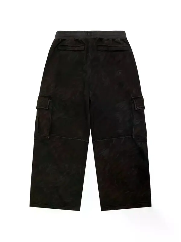 AAPE BY *A BATHING APE Moonface Camouflage-print Cargo Sweat Pants - Black