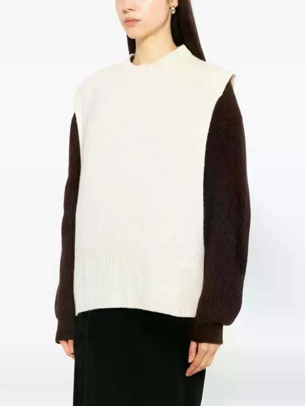 UMA WANG Ribbed-knit Sleeveless Top