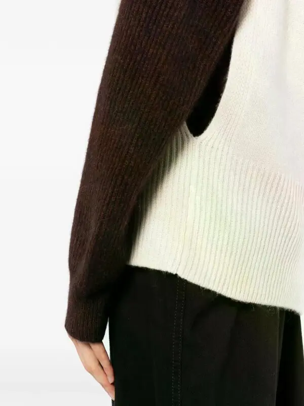 UMA WANG Ribbed-knit Sleeveless Top