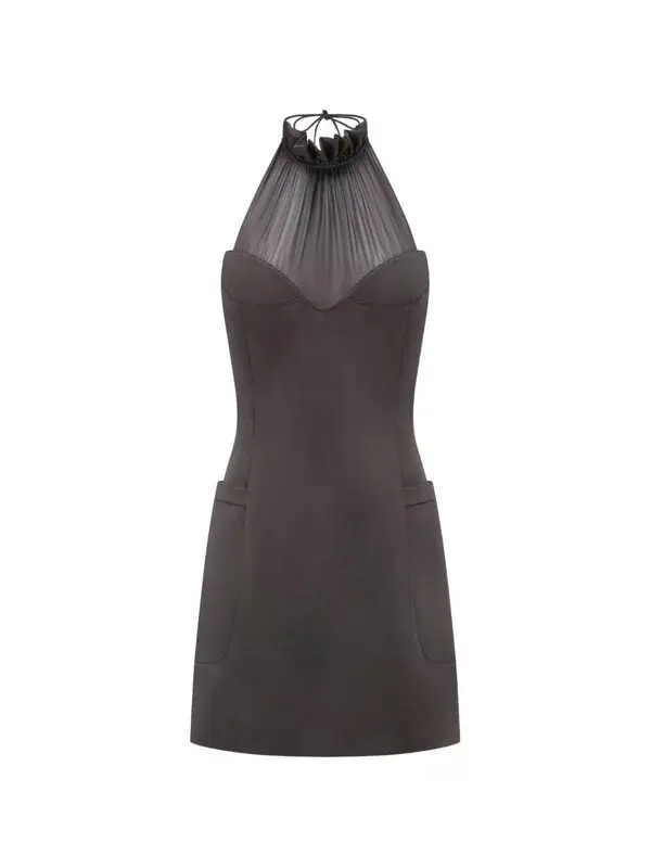 OUDE WAAG Halterneck Mini Dress