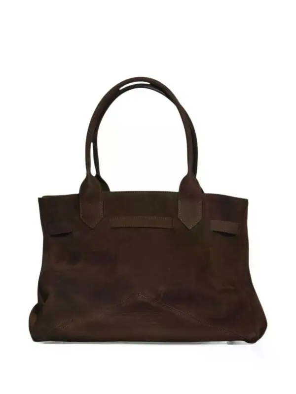 BALLANTYNE Medium Kate 993 Buckle-detail Suede Tote Bag