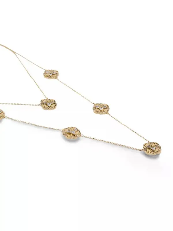 Guess Leaf Embellished Necklace