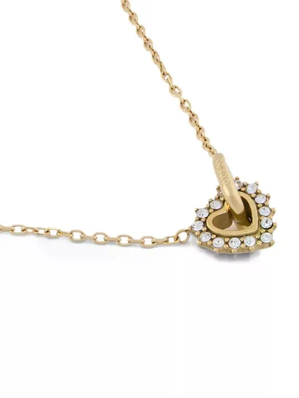 Guess Crystal-embellished Heart Necklace