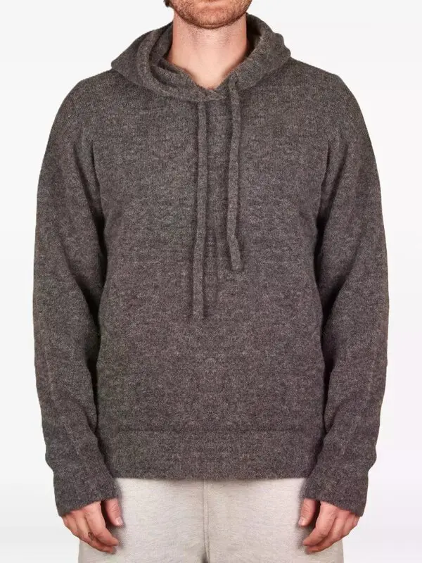 ATOMO FACTORY Knit Drawstring Hoodie