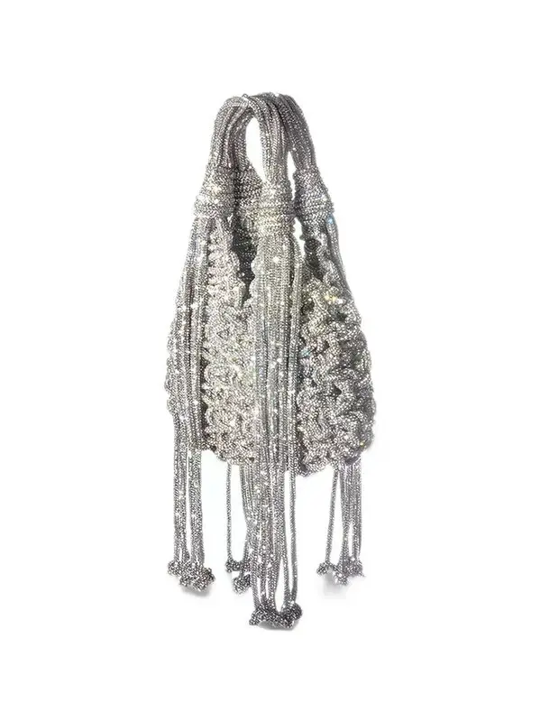 HIBOURAMA Mini Vannifique Pendant Crystal-embellished Shoulder Bag