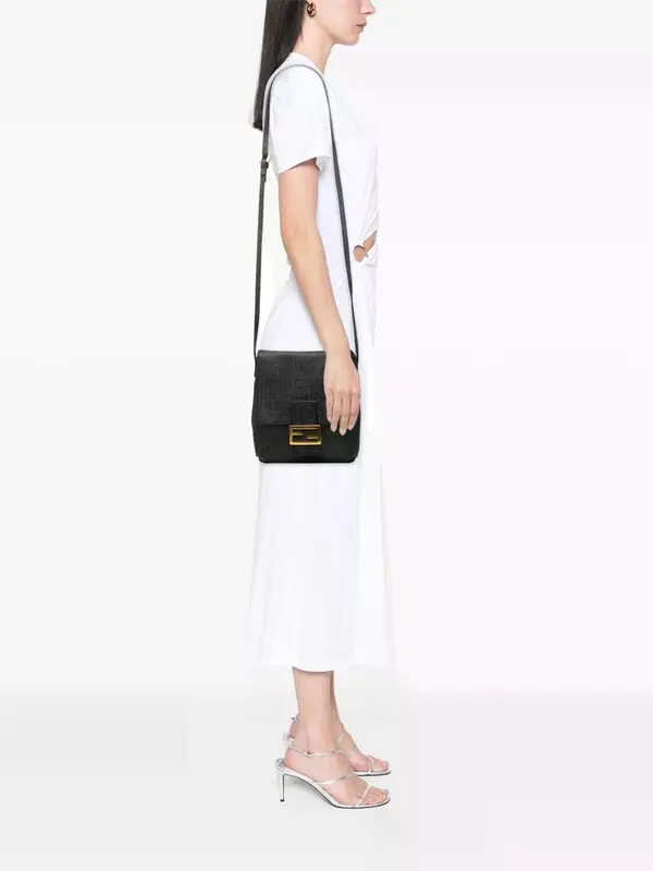 Fendi 2010-2026 Zucchino Spalmati Crossbody Bag