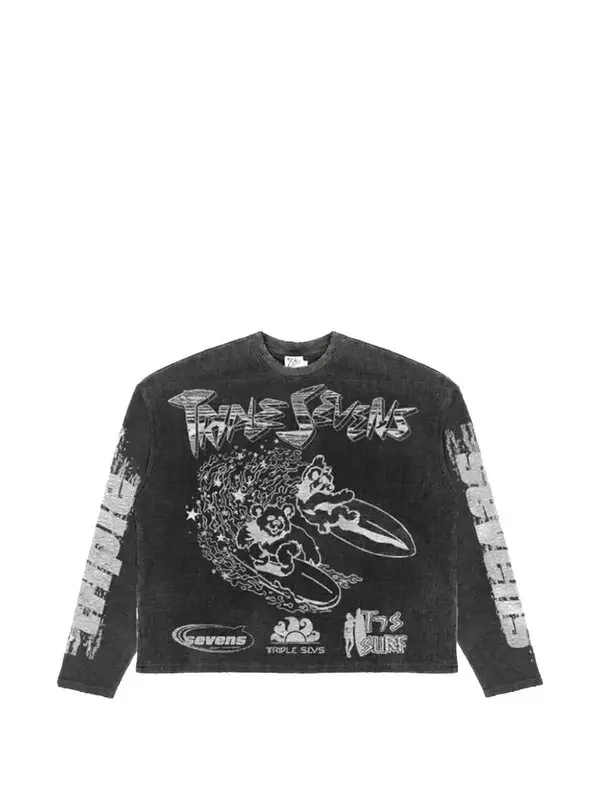 TRIPLE SEVENS All Star V2 Waffle-knit T-shirt