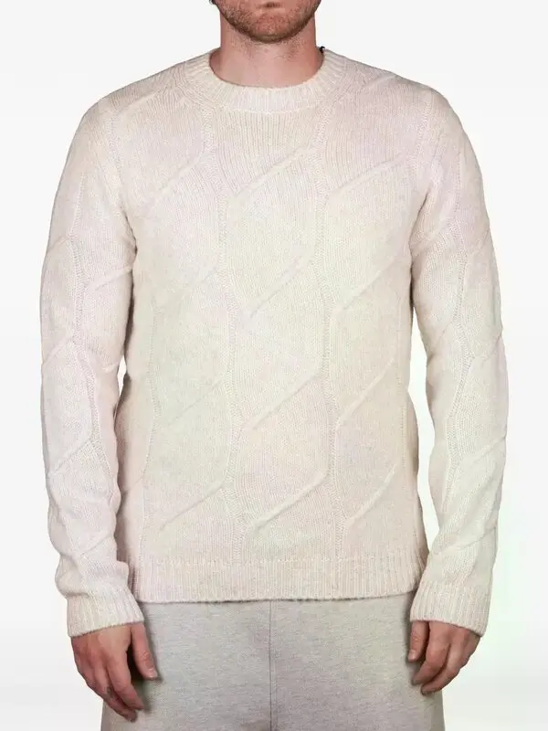Alpha Studio Cable-knit Sweater