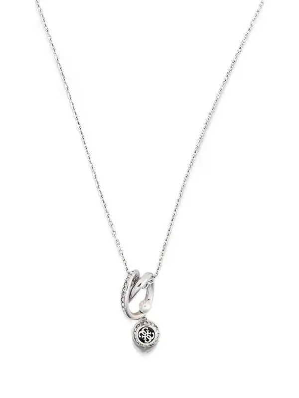 Guess 4g Pearl Pendant Necklace