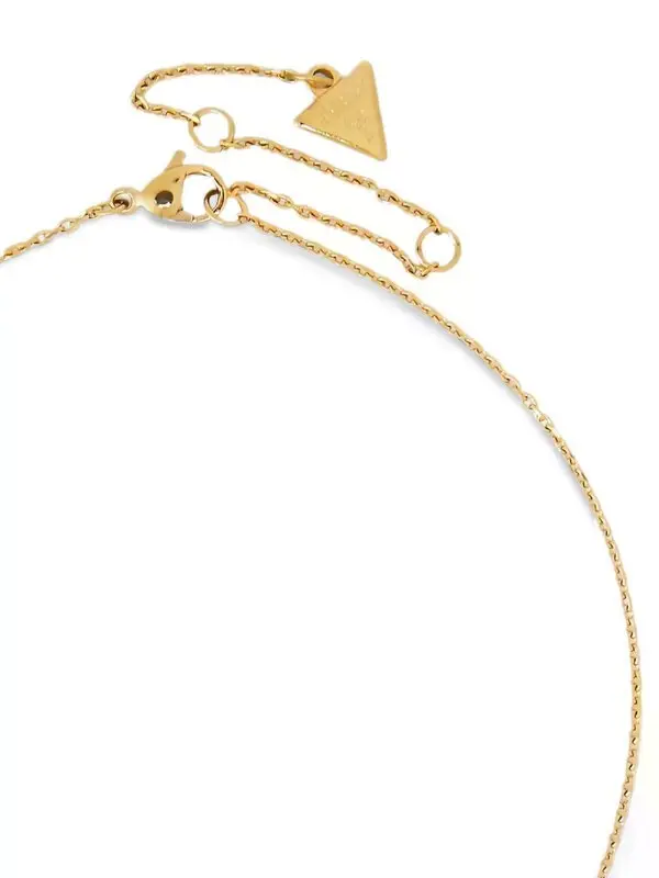 Guess Till Morning Pavé Coin Necklace