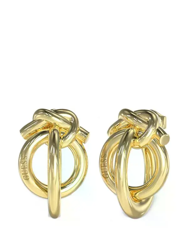 Guess Knot Maxi Stud Earrings - Gold