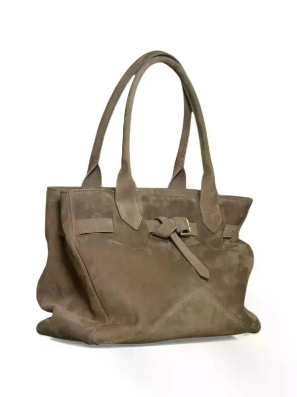 BALLANTYNE Medium Kate 993 Buckle-detail Leather Tote Bag