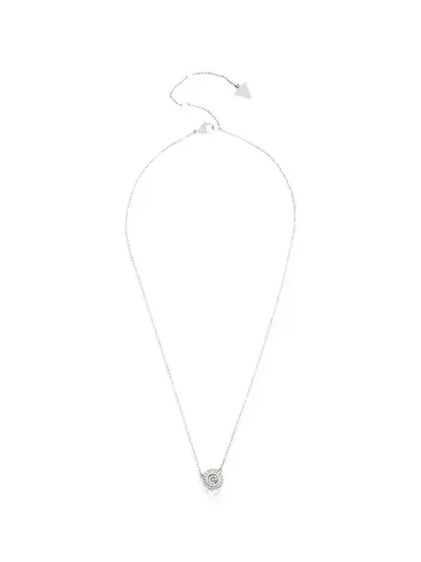 Guess G Crystal Necklace - Silver