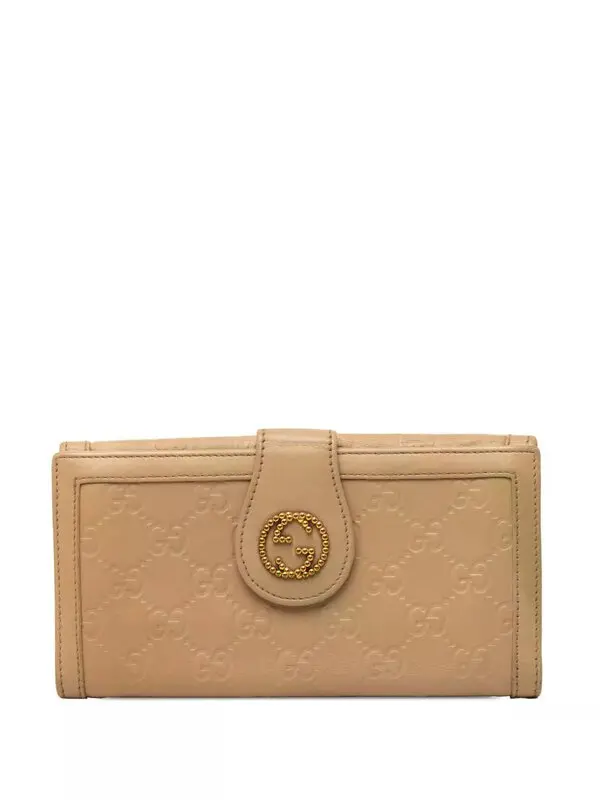 Gucci 2000-2015 Guccissima Wallet Long Wallets - Neutrals
