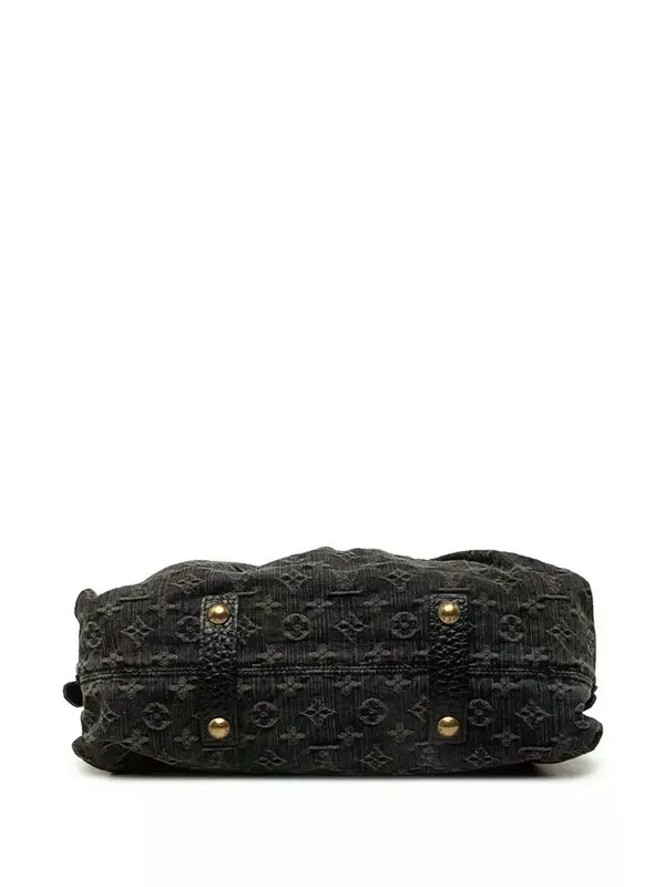 LOUIS VUITTON 2007 Monogram Denim Neo Cabby Mm Satchel