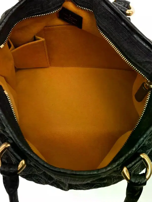 LOUIS VUITTON 2007 Monogram Denim Neo Cabby Mm Satchel
