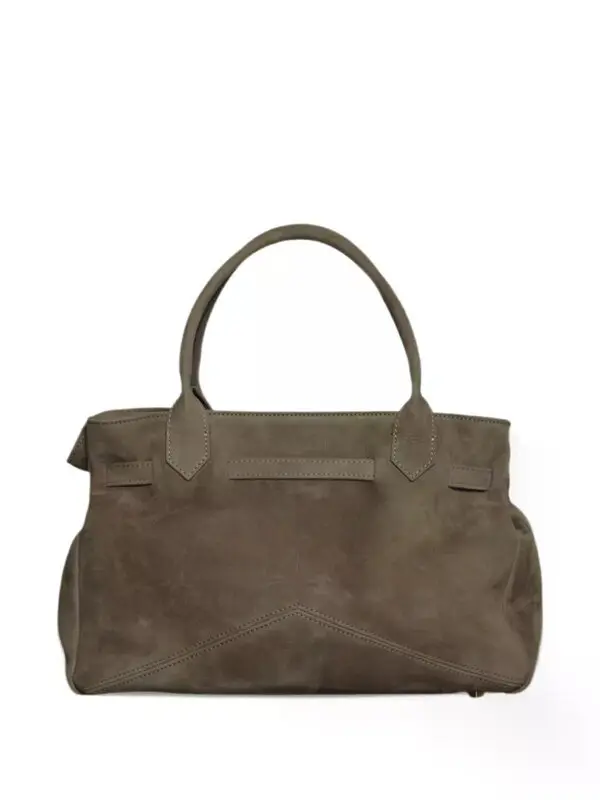 BALLANTYNE Medium Kate 993 Buckle-detail Suede Tote Bag