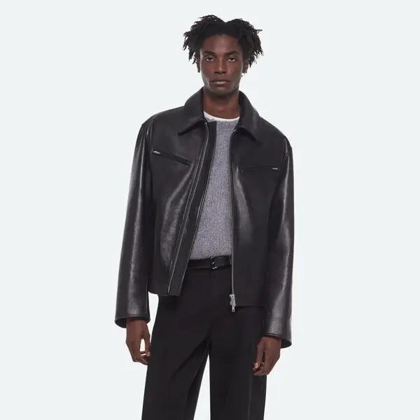 Helmut Lang Leather Jacket - Black