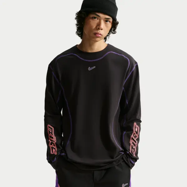 Nike Project F.r.o.g. Bubble Long-sleeve Waffle Top - Black