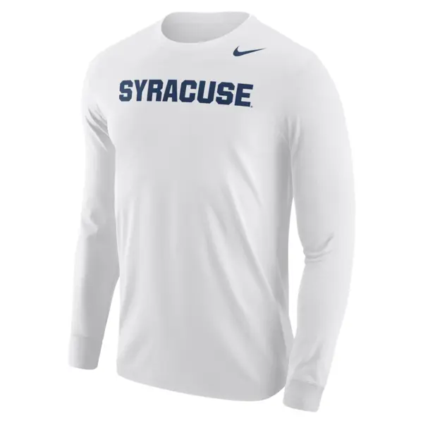 Nike Syracuse Orange Football Long-sleeve T-shirt - White