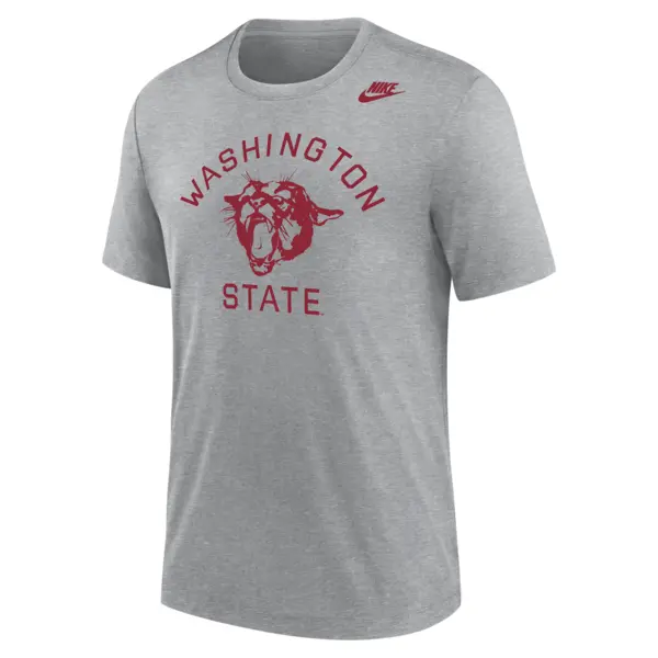 Nike Washington State Cougars Football Tri-blend T-shirt - Grey