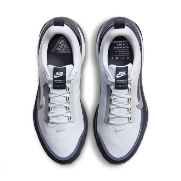 Nike Vomero 18 Gore-tex Waterproof Road Running Shoes With Reflective Accents - Grey
