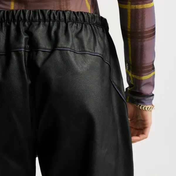 Nike Sportswear Faux-leather Track Pants