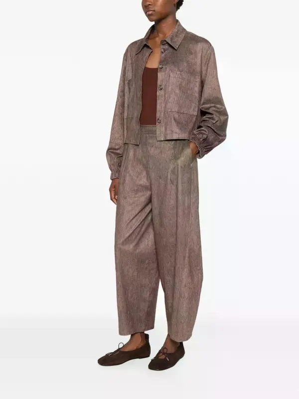 PLEASE Elasticated-waistband Trousers