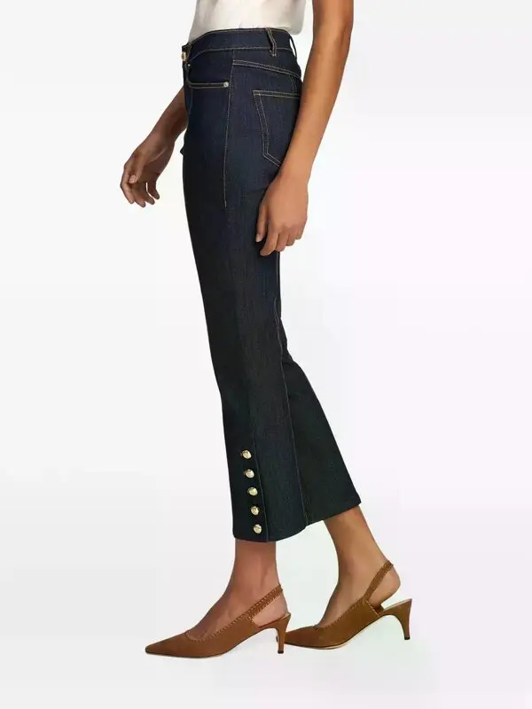 Cinq À Sept Maggie Button-embellished Jeans