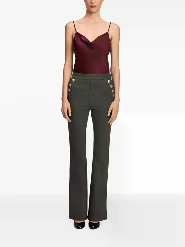Cinq À Sept Suzette Button-embellished Trousers