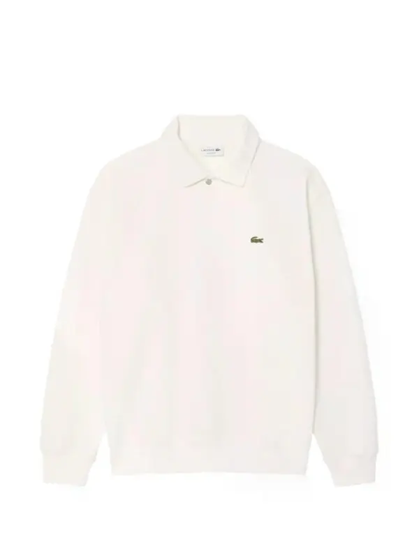 Lacoste Polo-collar Piqué Sweatshirt
