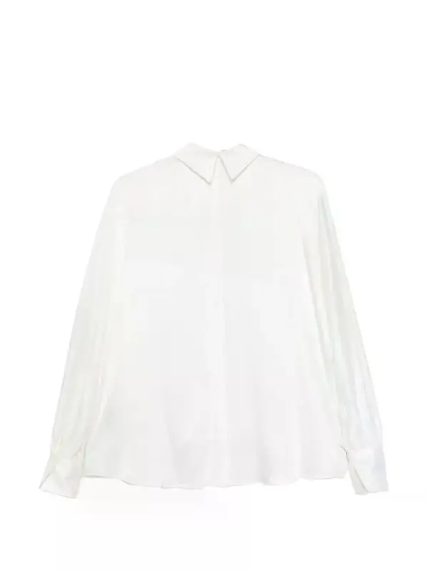 STYLAND Kimono-sleeve Satin Shirt