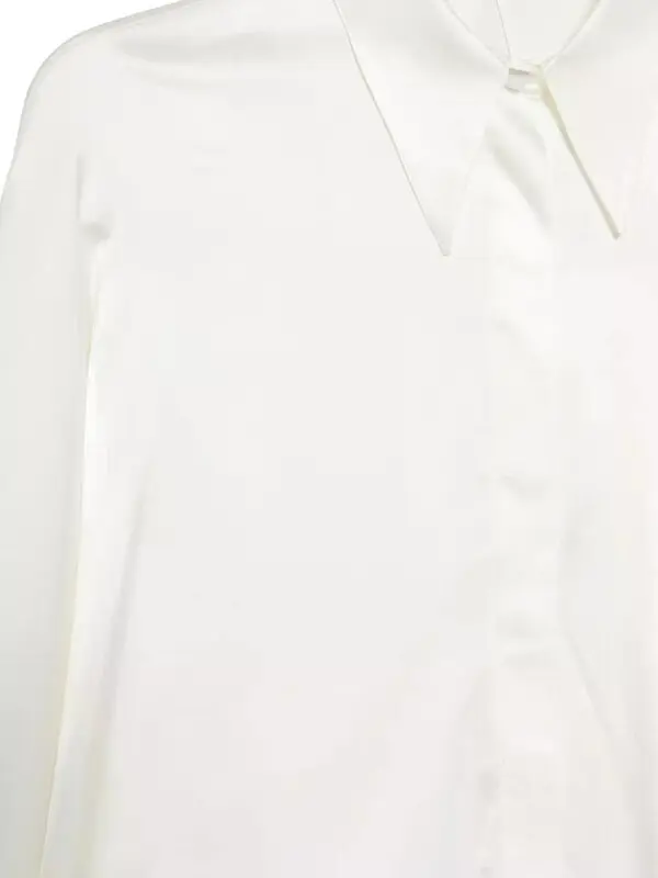 STYLAND Kimono-sleeve Satin Shirt