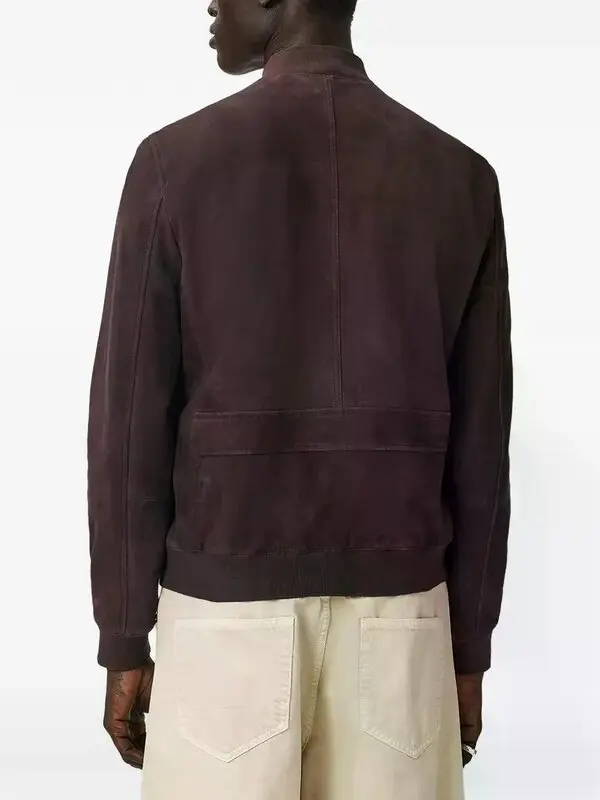 ALLSAINTS Morten Suede Bomber Jacket