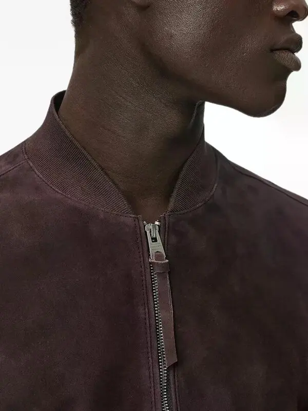 ALLSAINTS Morten Suede Bomber Jacket