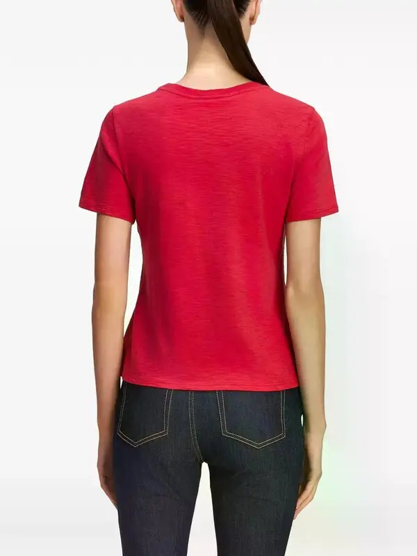 Cinq À Sept Crystal-embellished Smiley T-shirt