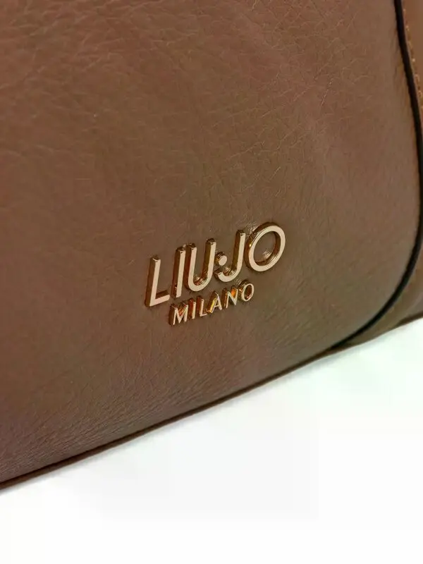 Liu Jo Logo-plaque Pebbled-effect Tote Bag