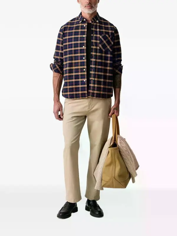Barbour Forth Authentic-fit Long-sleeved Shirt - Blue