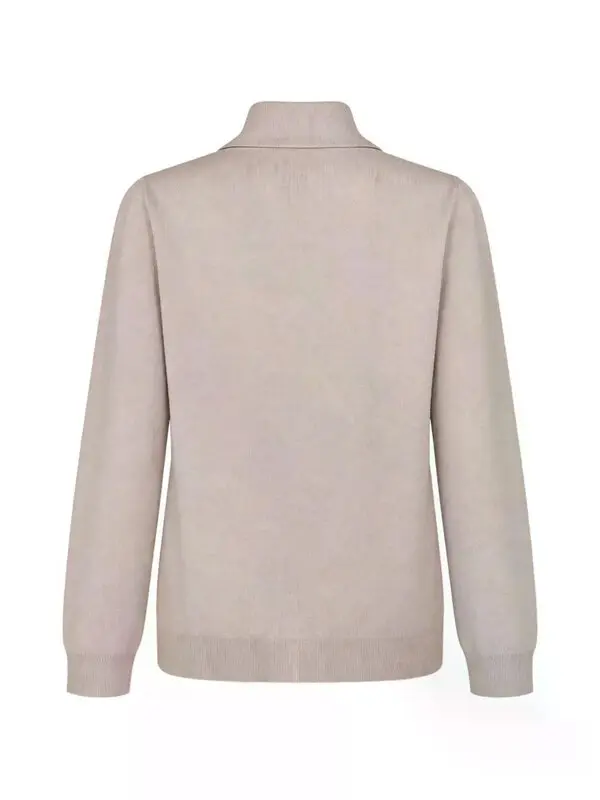 Fabiana Filippi Layered Scarf-detail Sweater
