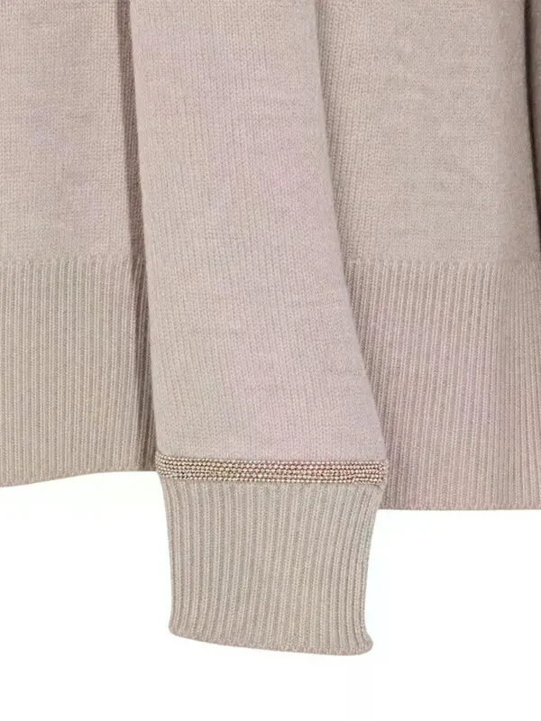 Fabiana Filippi Layered Scarf-detail Sweater