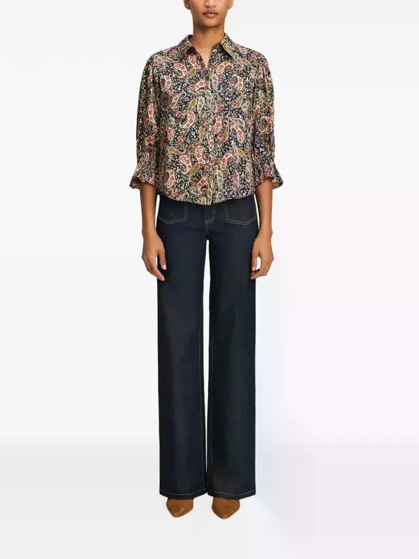 Cinq À Sept Fiona Paisley-print Shirt